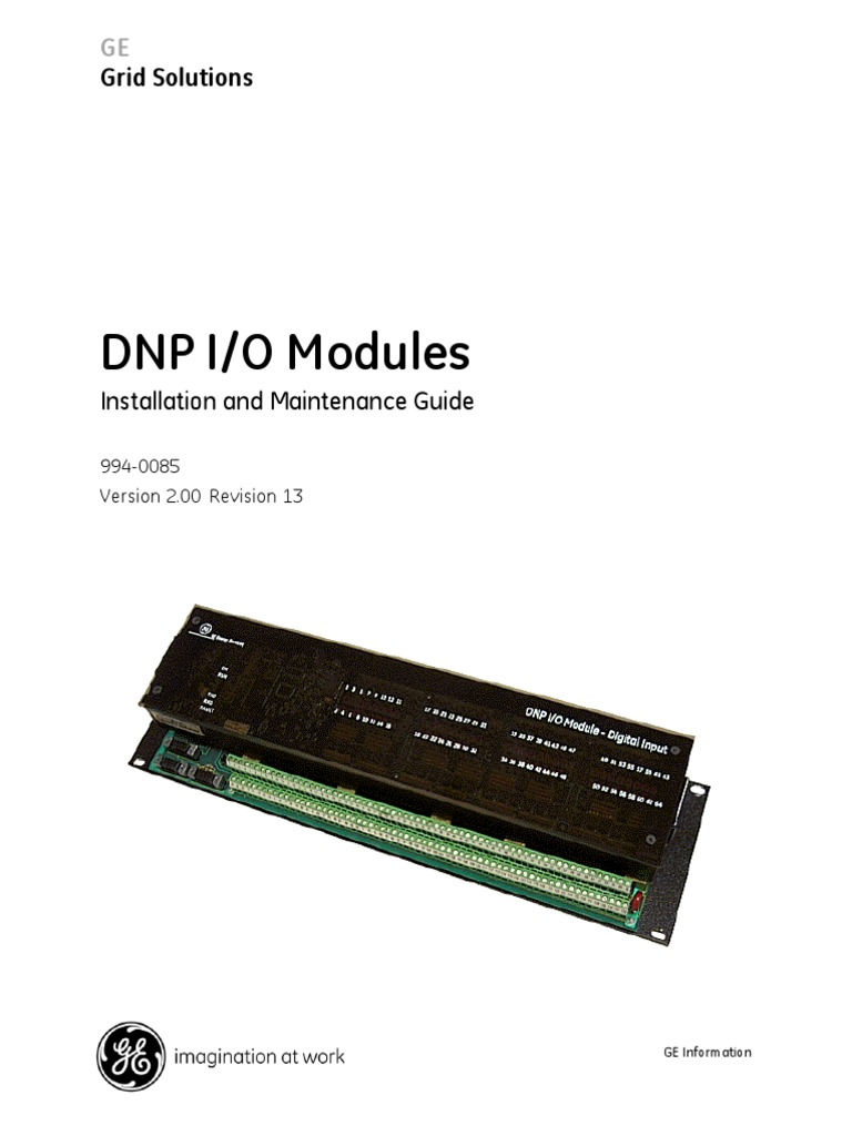 GE Grid Solutions DNP I O Modules Instal | PDF