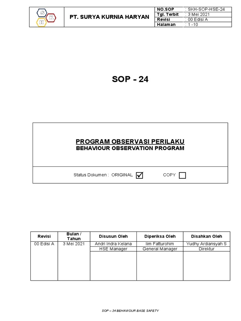 SOP - 24 BBS - Rev.4a | PDF