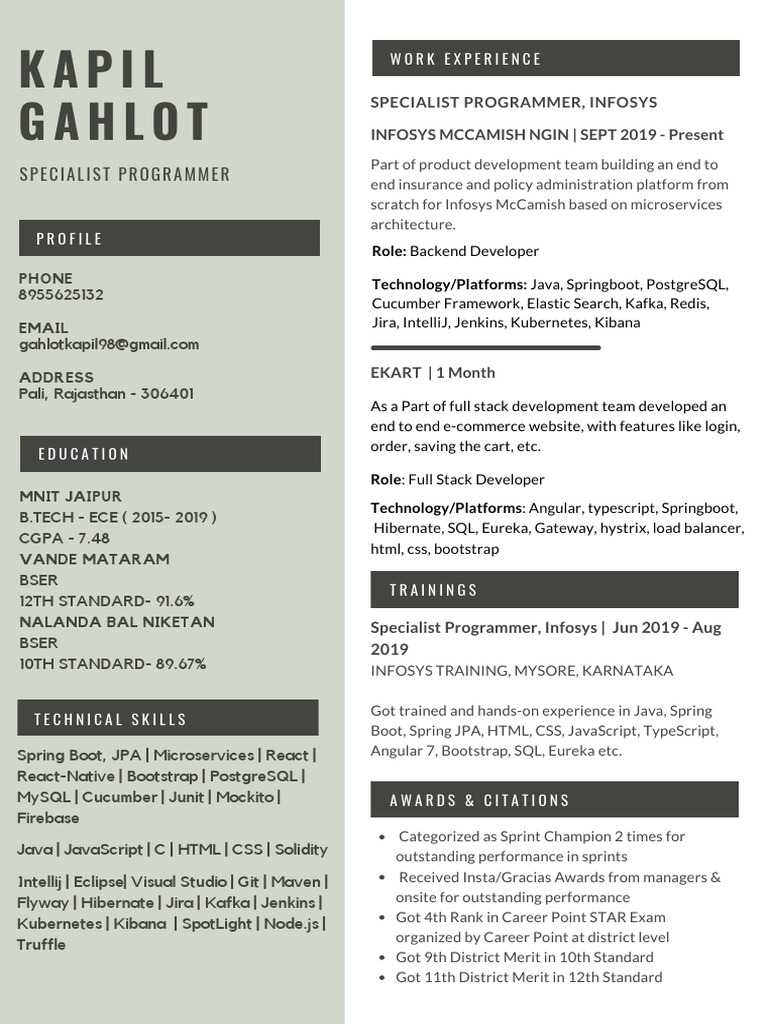 Kapil-CV 15cd1d59d3cb605087c3 | PDF | Cross Platform Software | Computer Science