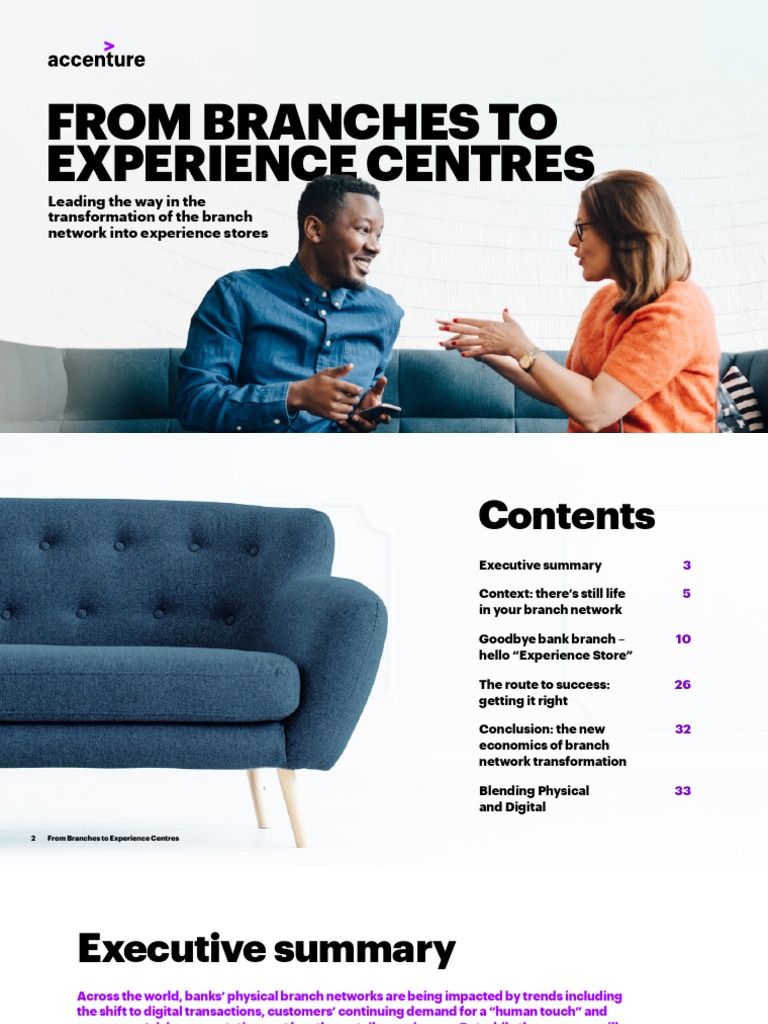 Accenture Bank Branch Digital Disruption From Transactions To ...