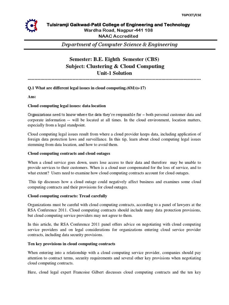 Cloud Computing Interview Questions Pdf Cloud Computing Software As A Service