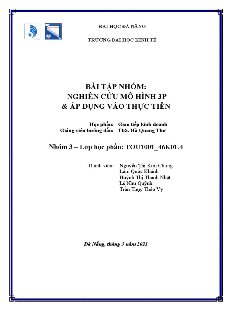 Mohinh3P Nhóm7 | PDF