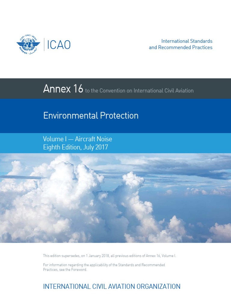 Annex 16 Environmental Protection Volume I 8th Edition | PDF ...