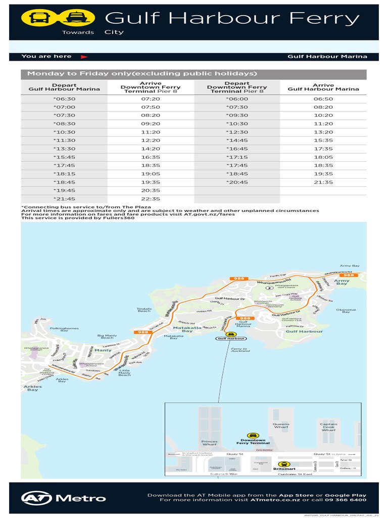 j007290 Gulf Harbour Ferry FSTT | PDF | Water Transport | Mobile Software