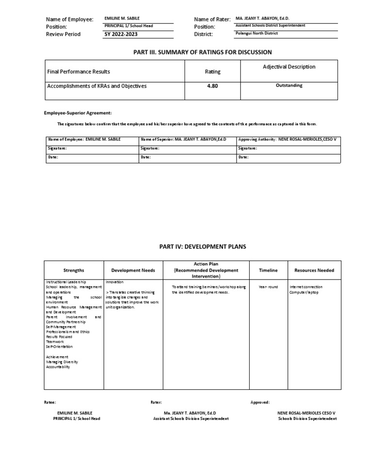 Part 3 4 OPCRF 1 | PDF | Business