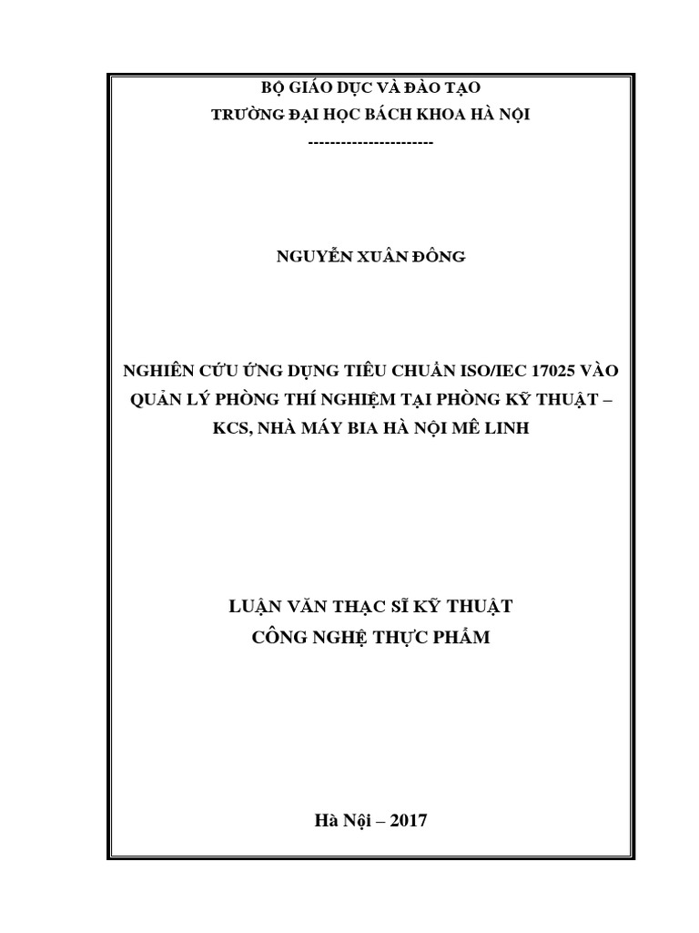 (123doc) Nghien Cuu Ung Dung Tieu Chuan Iso Iec 17025 Vao Quan Ly Phong Thi Nghiem Tai Phong Ky ...