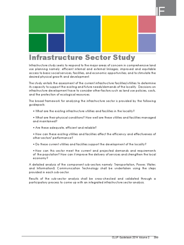 LGU Infrastructure Planning Guide | PDF | Road | Water