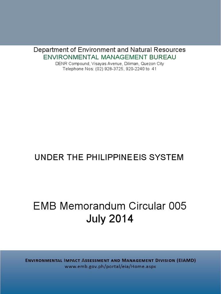 Revised Guidelines For Coverage Screening and Standardized Reqts | PDF | Environmental Impact ...
