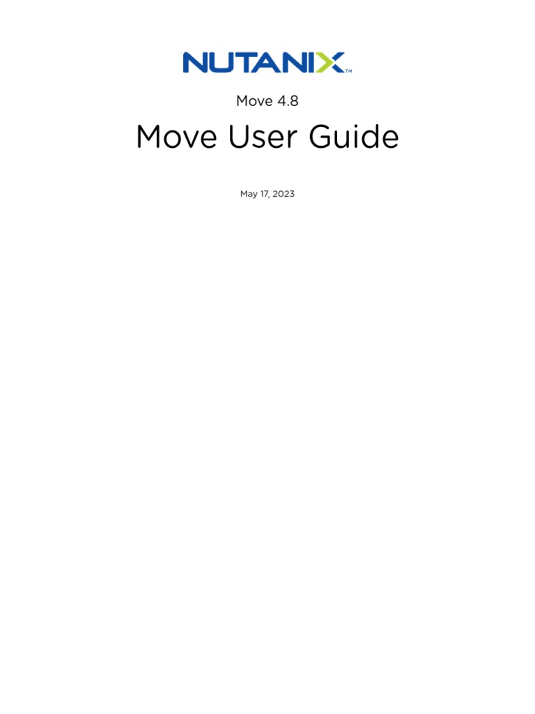 Nutanix Move v4 - 8 | PDF | Hyper V | Virtual Machine