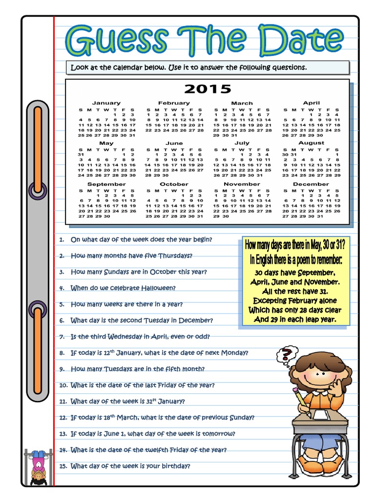 Guess The Date | PDF