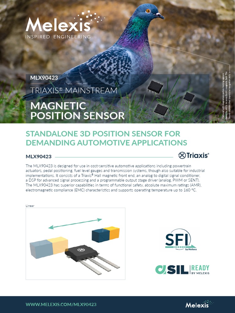MLX90423 Product Flyer Melexi | PDF | Throttle | Actuator