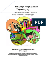 Filipino Module 1 Grade 3 | PDF