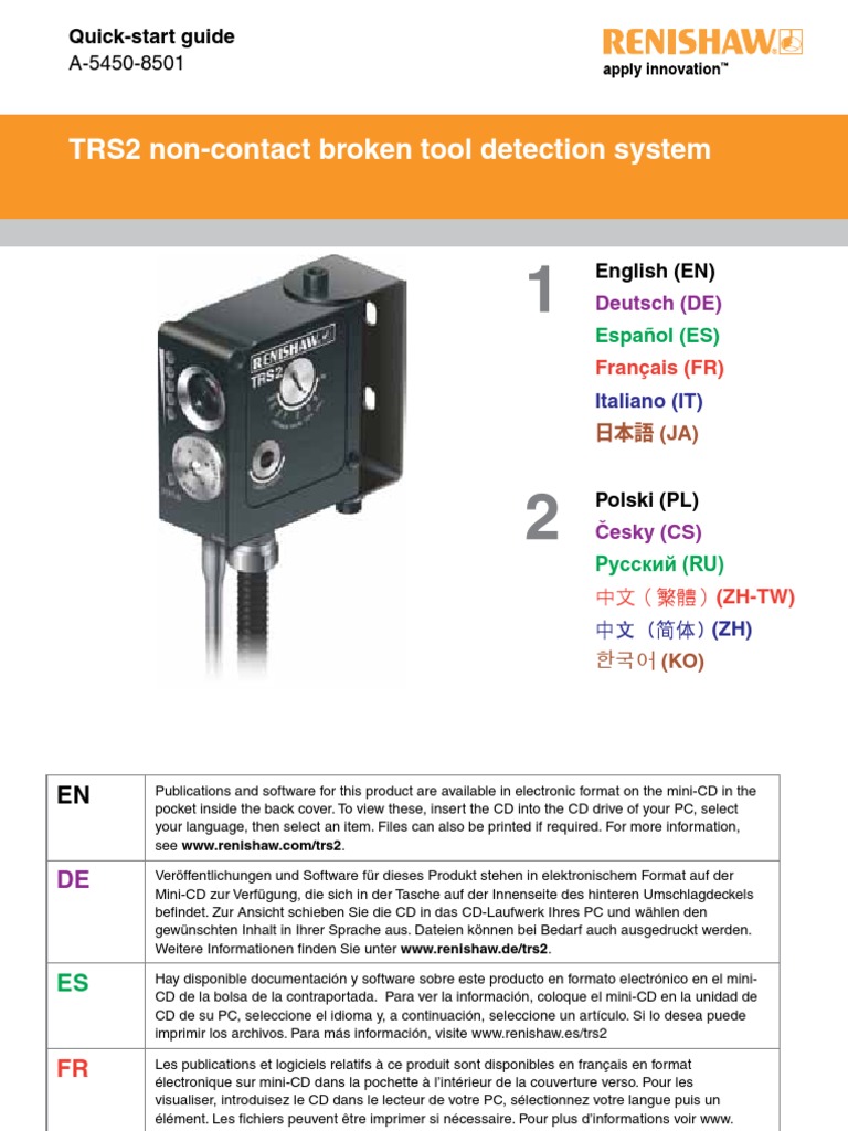 TRS2 Quick Start Guide | Descargar gratis PDF | Fotónica | Obras ...