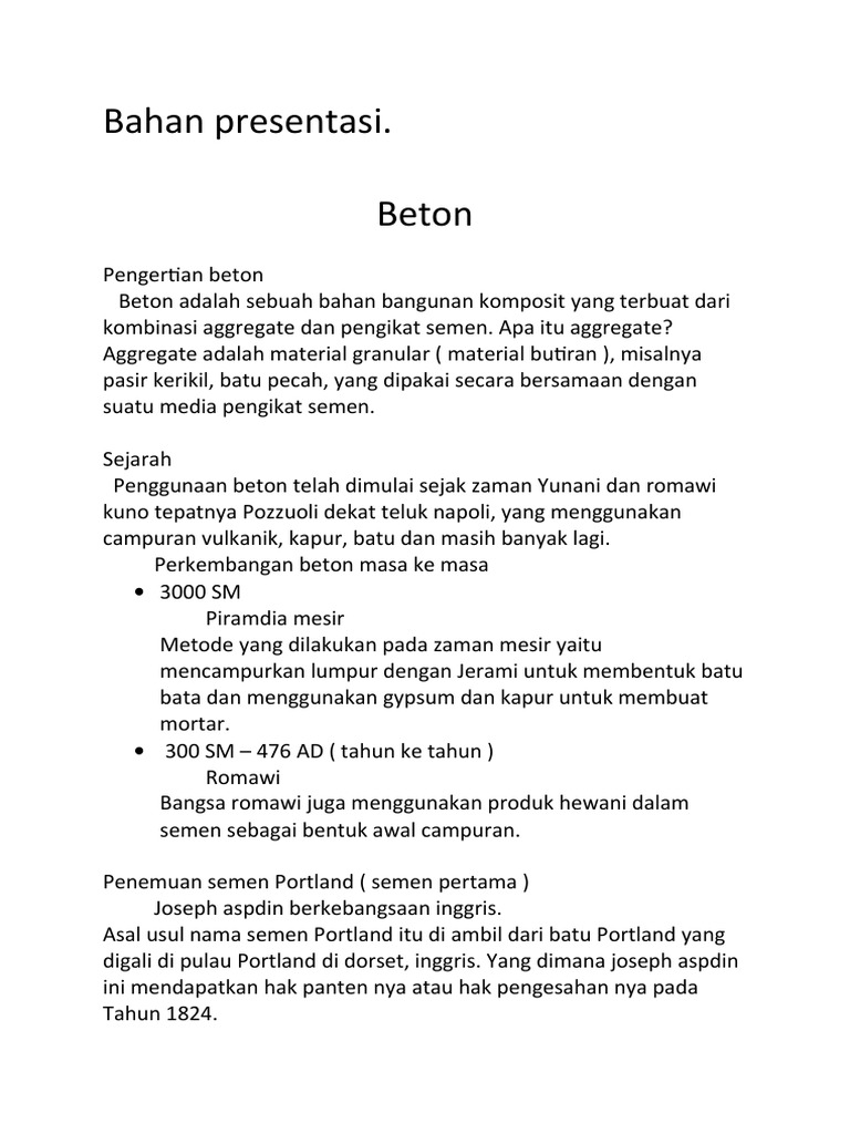 Bahan Presentasi | PDF