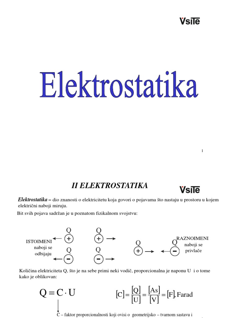 2 Elektrostatika | PDF