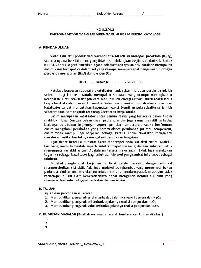 2.1 Uji Katalase Rev 01 | PDF