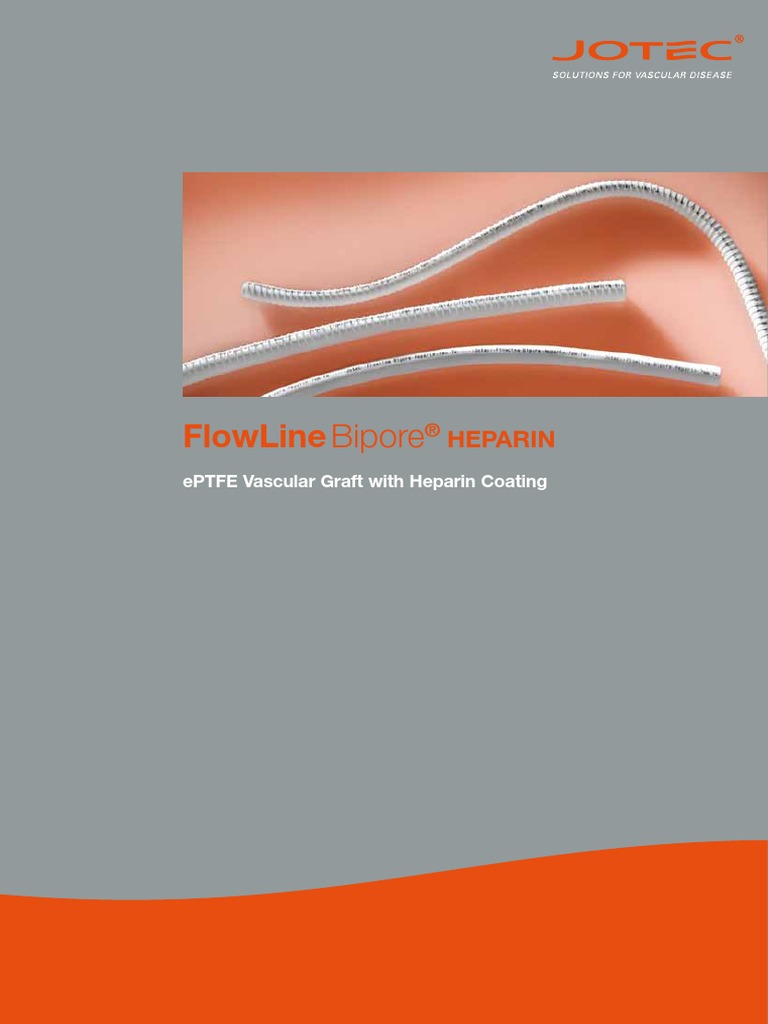 Brochure FlowLine Bipore HEPARIN (EN) | PDF | Platelet | Thrombus
