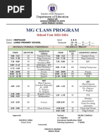 Class Program 2023-2024 | PDF | Teachers