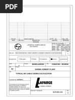 MV Cable Sizing Calculation Excel | PDF