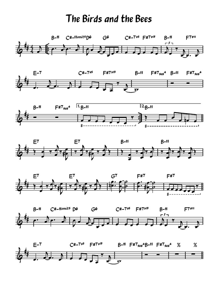 The Birds and The Bees | PDF