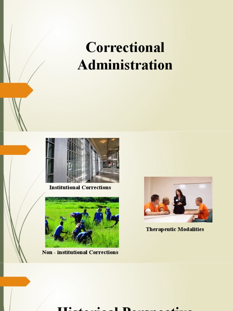Overview of Correctional Administration | PDF | Prison | Parole
