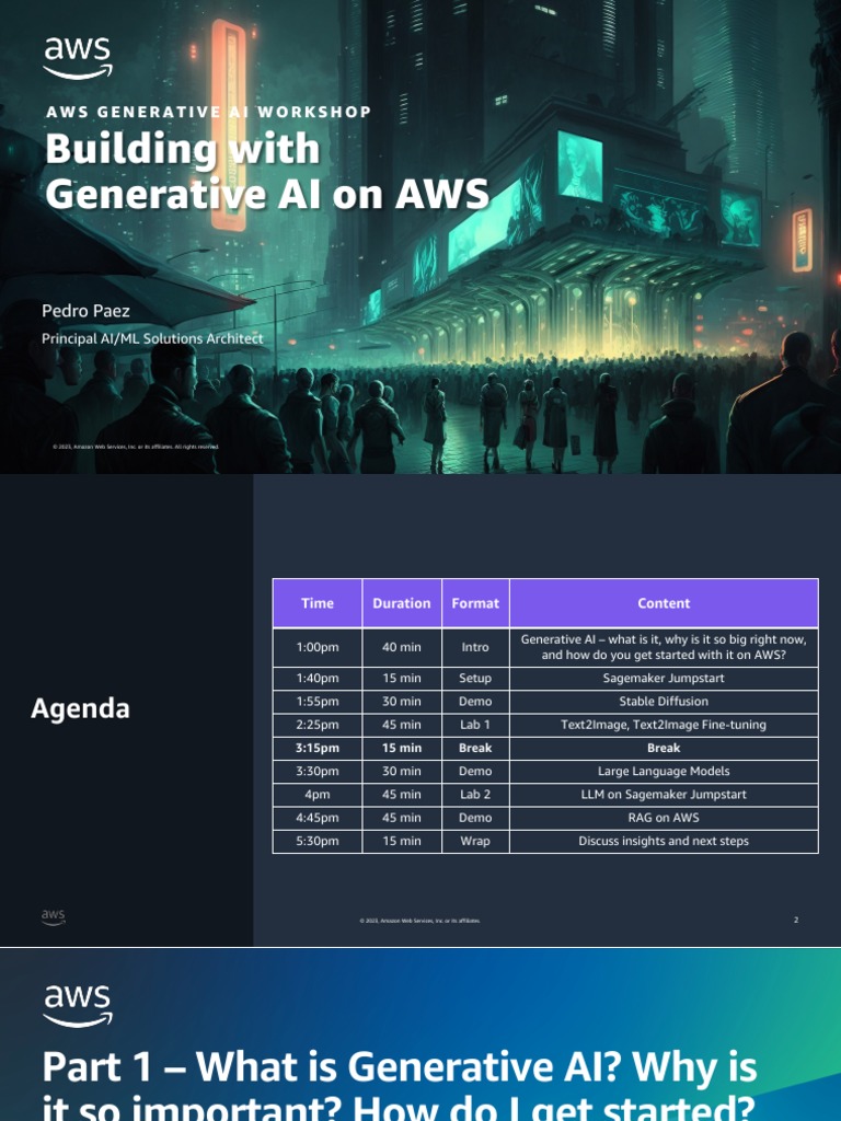 GAI Workshop L200 Budiling With GenAI On AWS ASEAN | PDF | Amazon Web ...