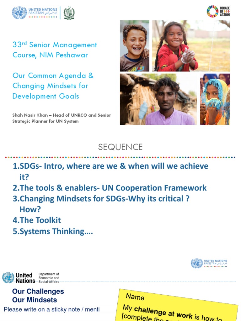 SDG's in Pakistan by Shah Nisar Khan | PDF | Sustainability | Poverty