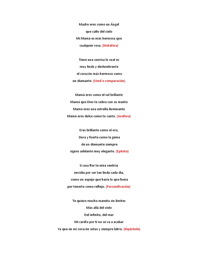 Madre Eres Como Un Ángel | PDF