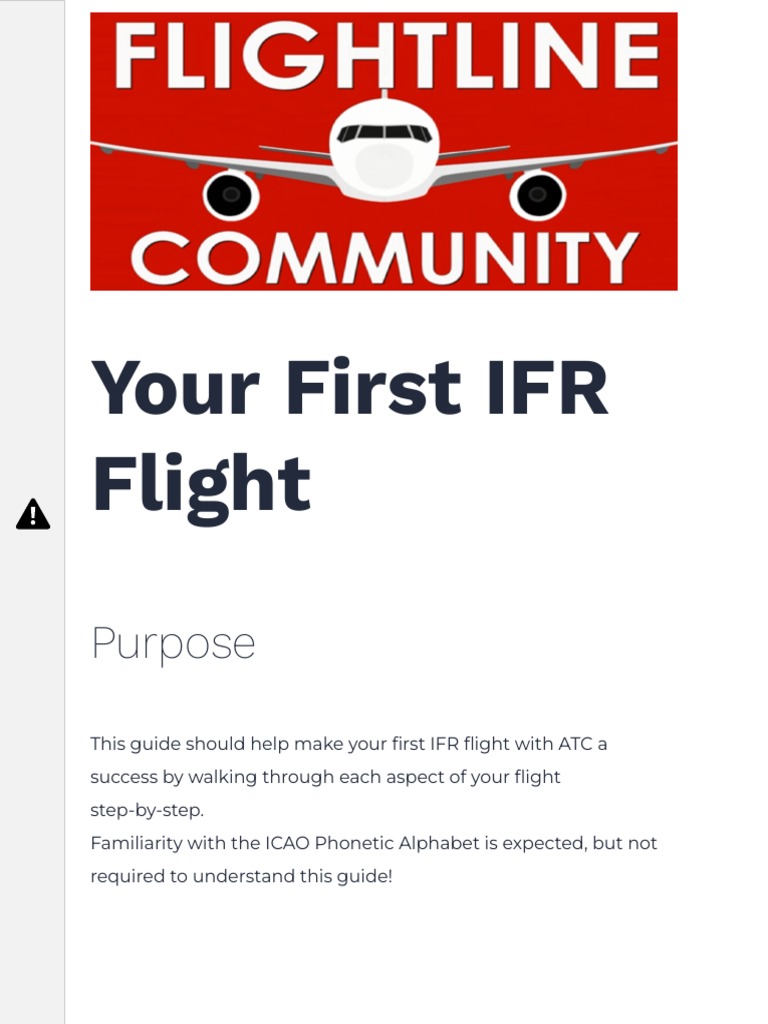 OFC - Your First IFR Flight Flightline - Roblox | Download Free PDF ... OFC - Your First IFR Flight Flightline - Roblox | Download Free PDF ...
