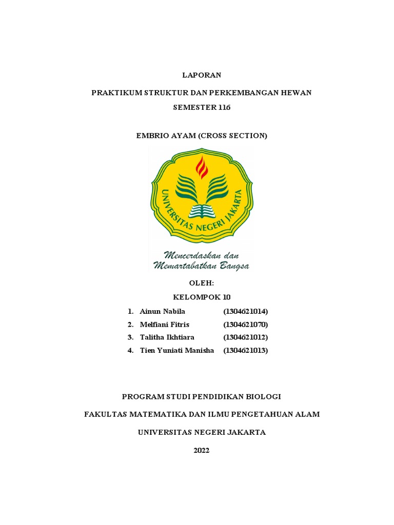 Perkembangan Embrio Ayam 18 Jam | PDF