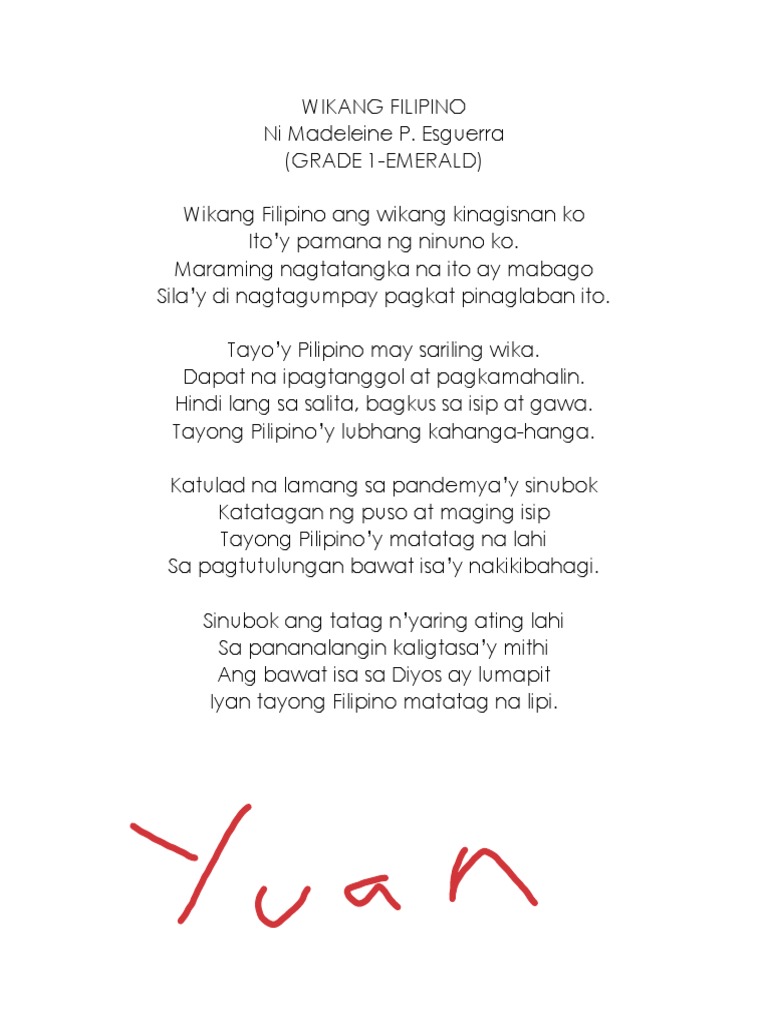 Tula Grade 1 3 | PDF