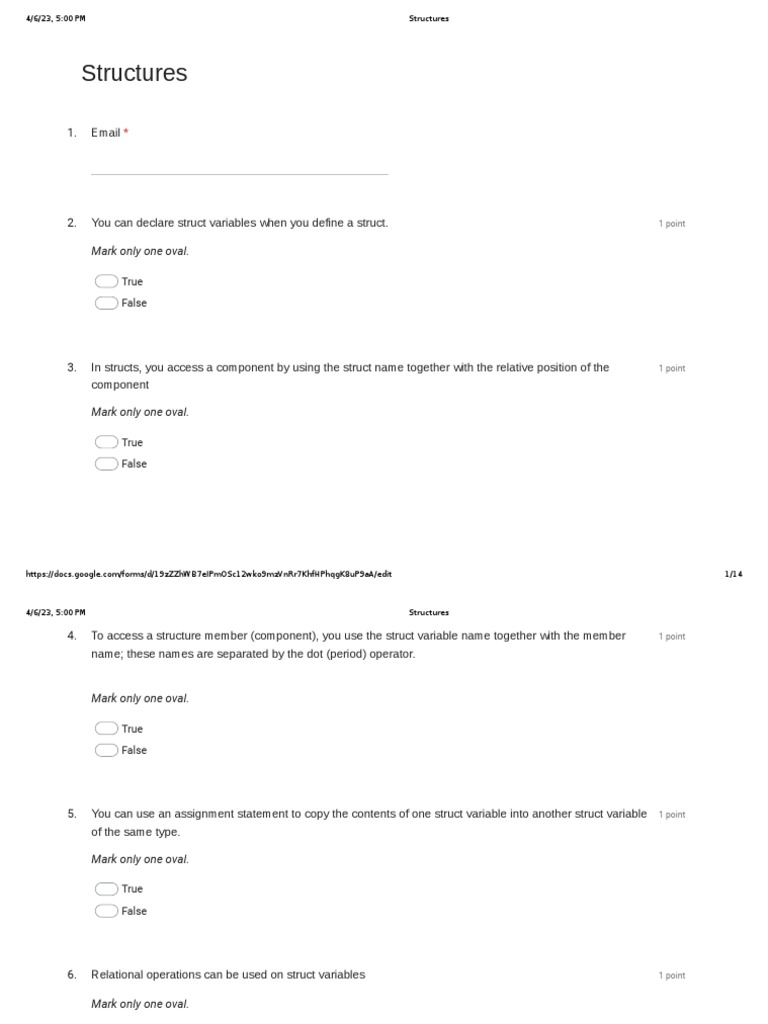 Structures (CS) | Download Free PDF | Variable (Computer Science ... Structures (CS) | Download Free PDF | Variable (Computer Science ...