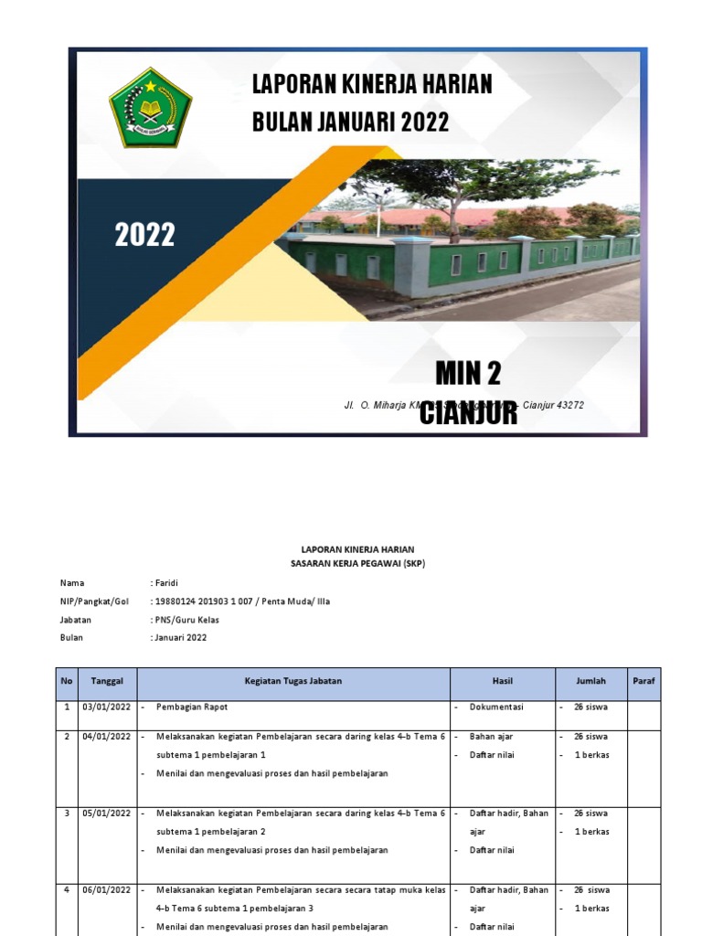 LKH Januari 2022 Faridi | PDF