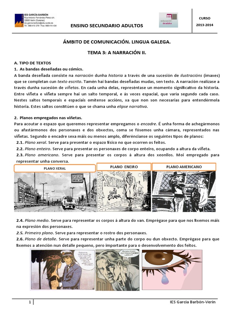 Tema 3. A Narración Ii. | PDF