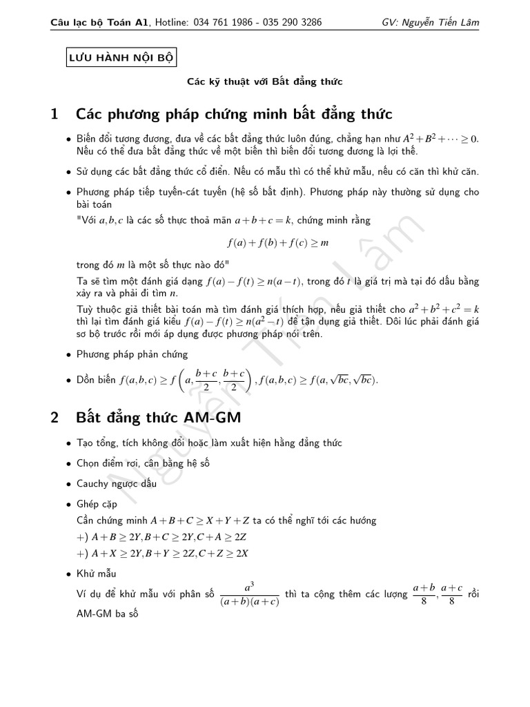 Bat Dang Thuc Nhung Luu y | PDF