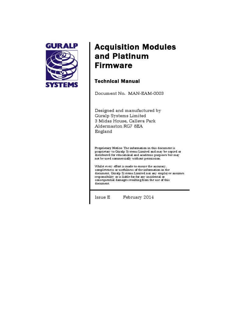 EAM Manual February 2014 | PDF | Computer Network | Usb