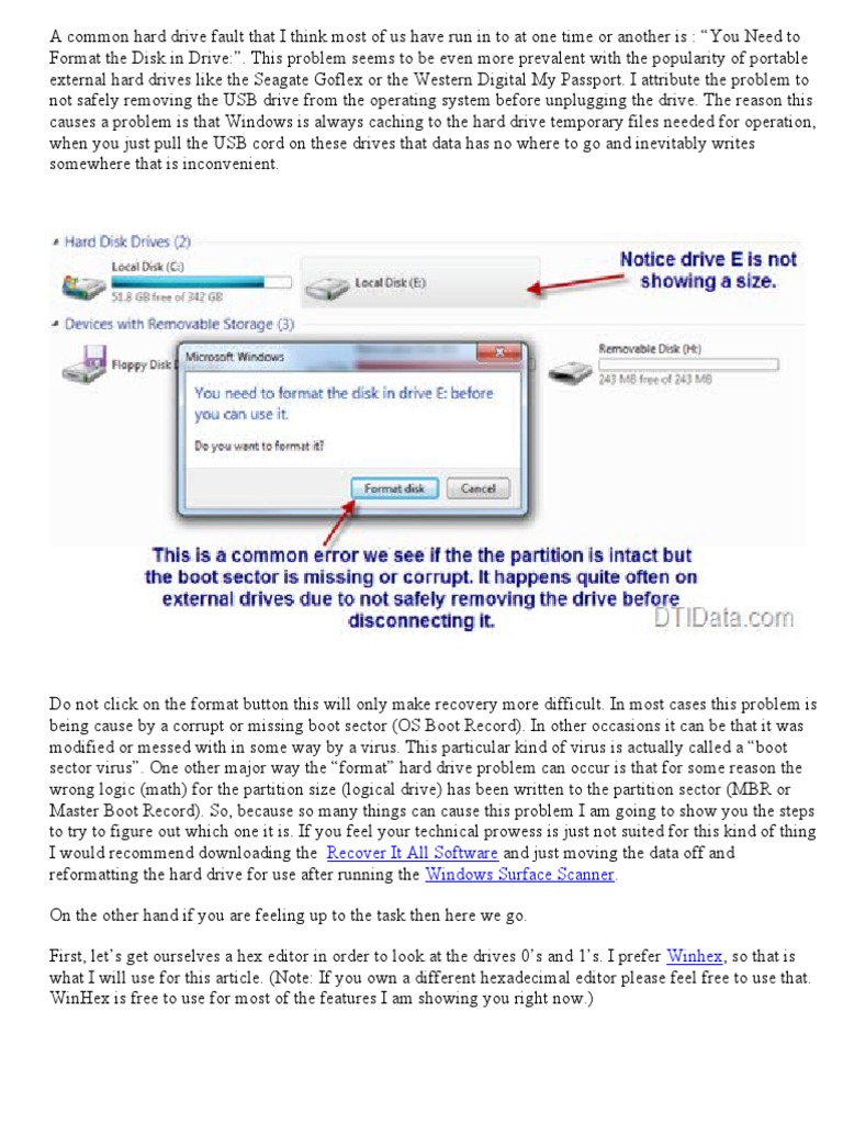 Hard Disk Repair | PDF | Booting | Computer Virus Hard Disk Repair | PDF | Booting | Computer Virus