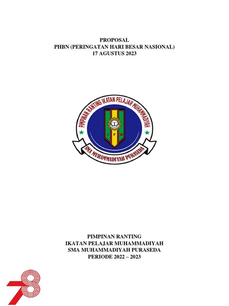 Proposal PHBN Hut Ri Ke-78 | PDF