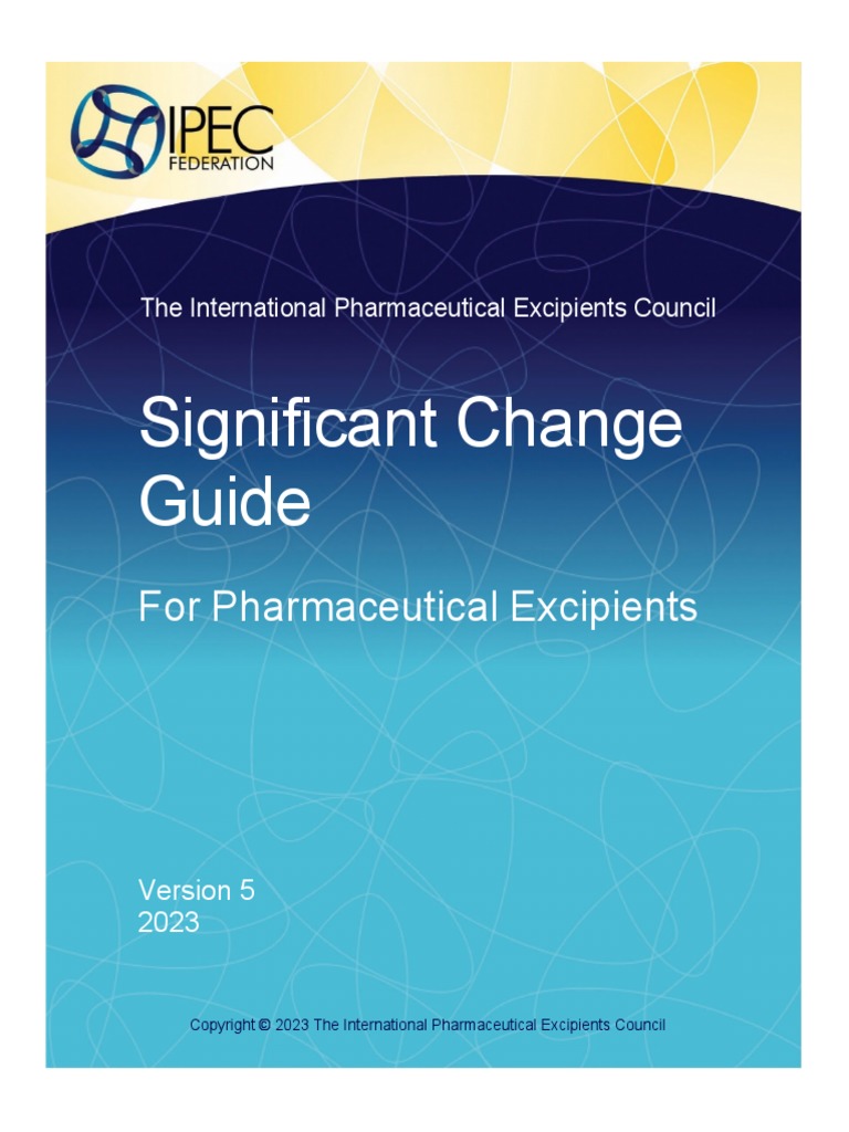 2023 Ipec Significant Change Guide F 1684943592 1234 | PDF | Business