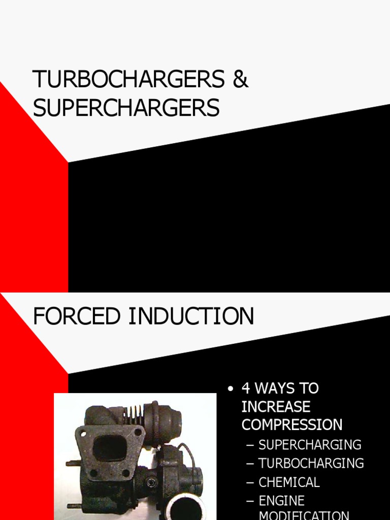 4.turbo &super Chargers | Download Free PDF | Turbocharger | Engines