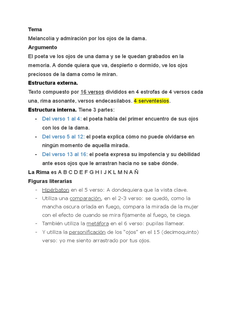 Becquer Metrica Etc | PDF