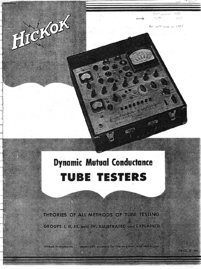Hickok DMC Tube Testers | PDF