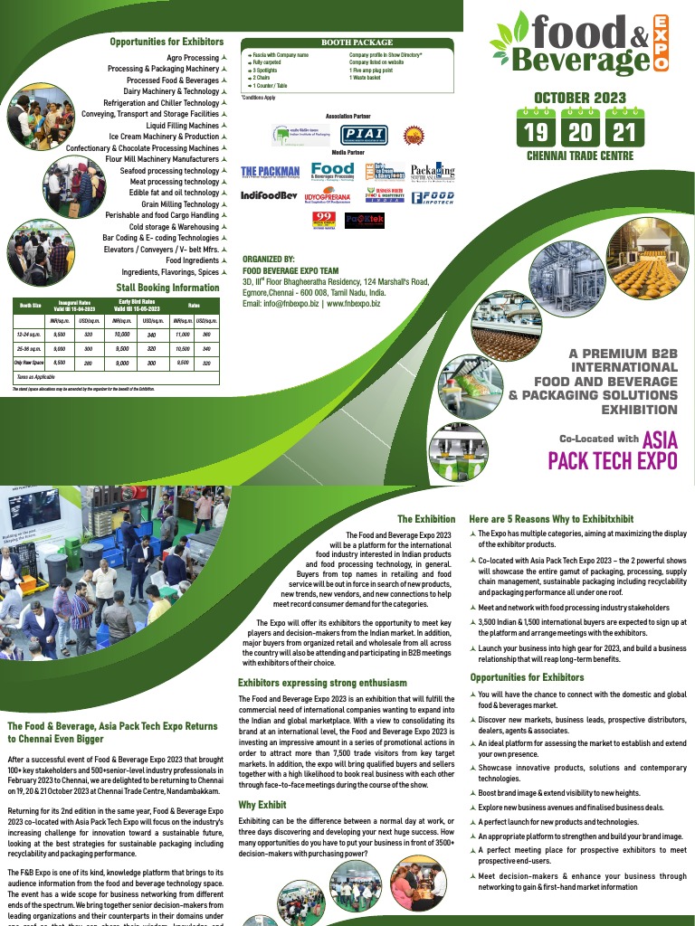 FNB and Pack Brochure October | PDF | Retail | Brand