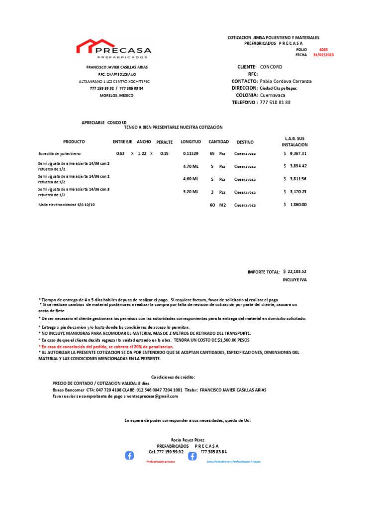 Concord (4035) | PDF