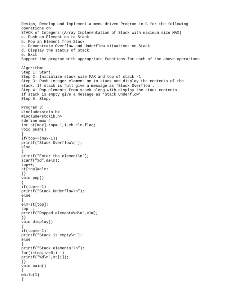 Lab Program 3 | PDF Lab Program 3 | PDF