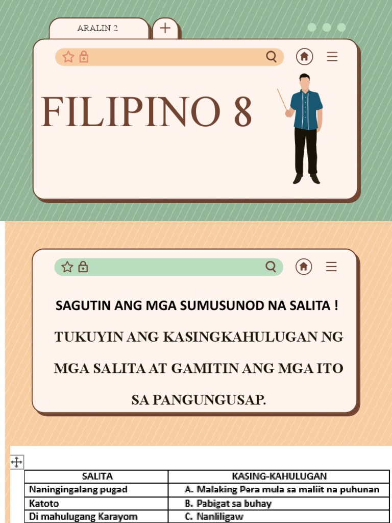 Filipino 8 3 | PDF
