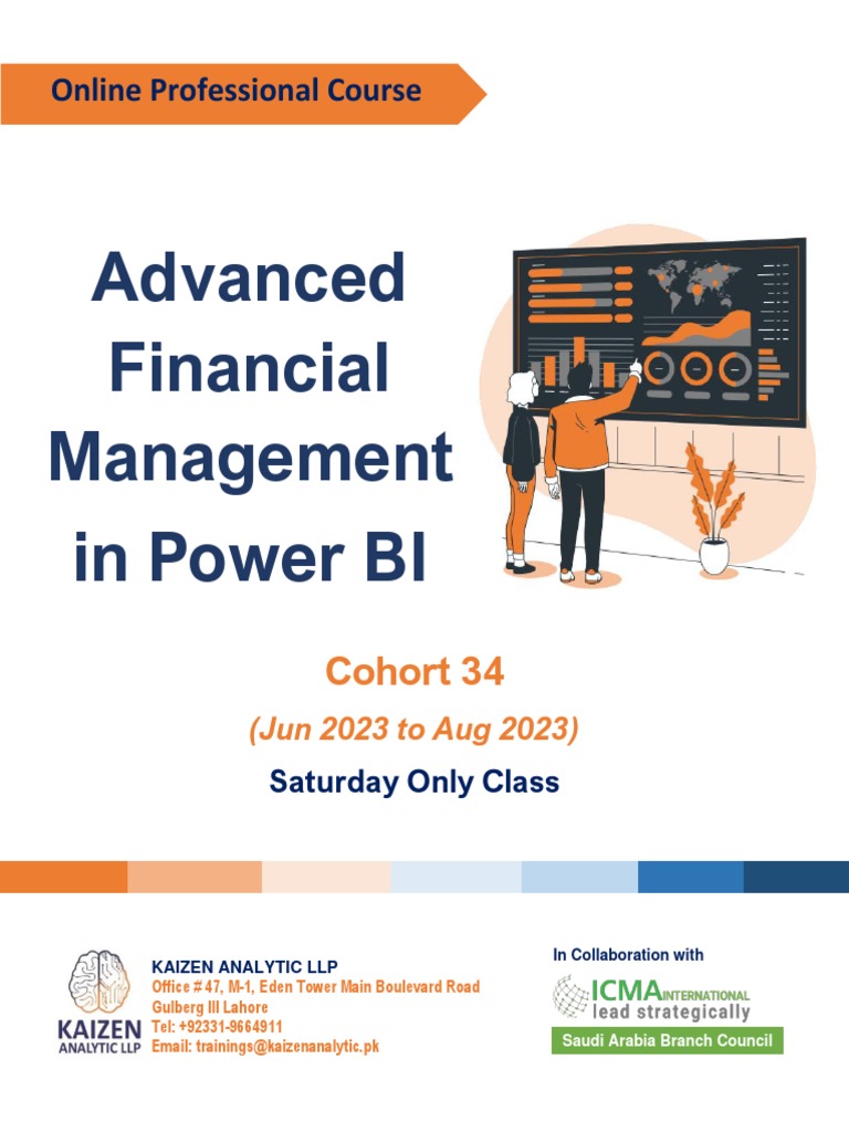Training Brochure - Advance Financial Management in Power BI (B34) Corporate | PDF | Databases ...