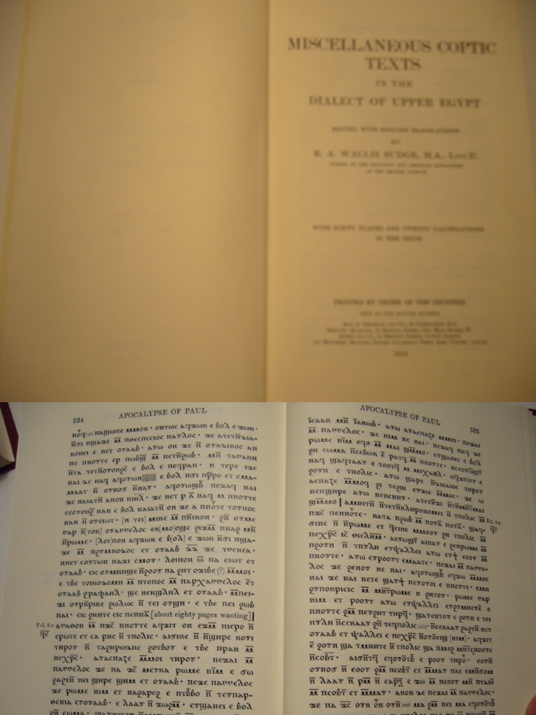 Coptic Apocalypse of Paul-Budge | PDF