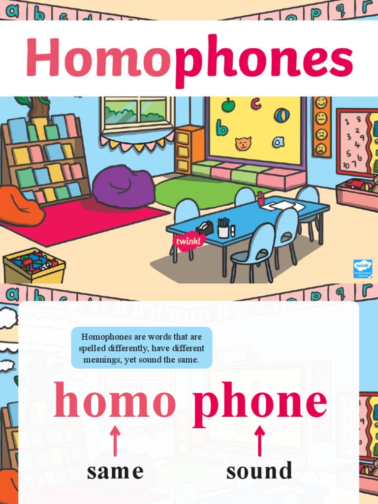 Homophones PowerPoint | PDF | Verb | Linguistics