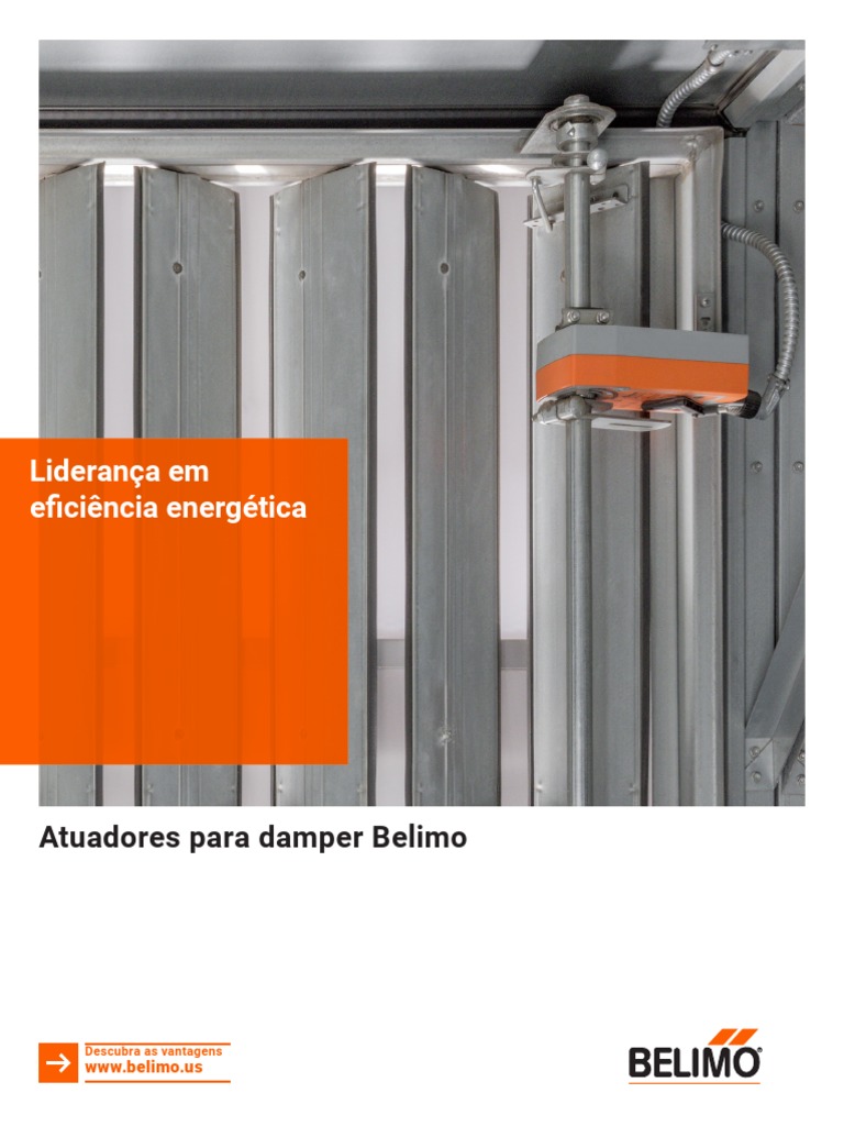 Belimo Damper-Actuators Brochure PT-BR | PDF | Motores | Economia